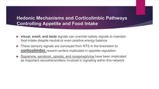 Control of food intake and appetite | PDF