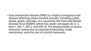 Control of Foot-and-Mouth Disease (FMD).pptx
