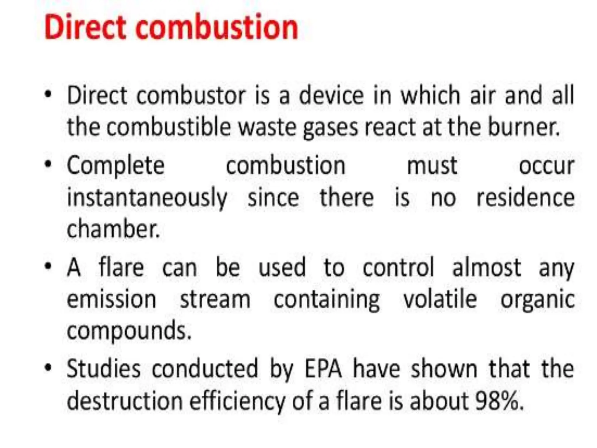 AIR POLLUTION AND CONTROL METHODS UNIT 4 - CONTROL OF GASEOUS ...