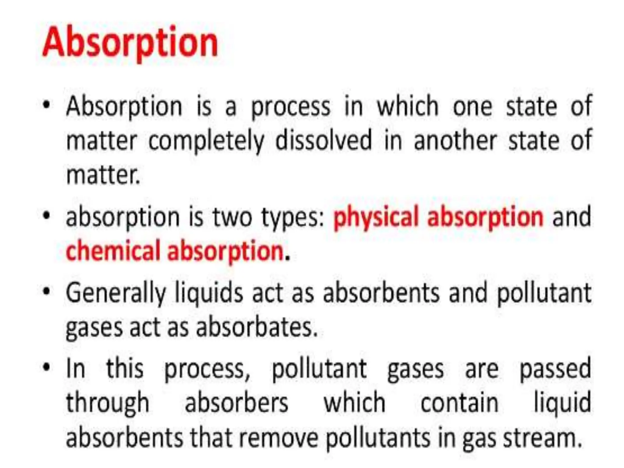 AIR POLLUTION AND CONTROL METHODS UNIT 4 - CONTROL OF GASEOUS ...