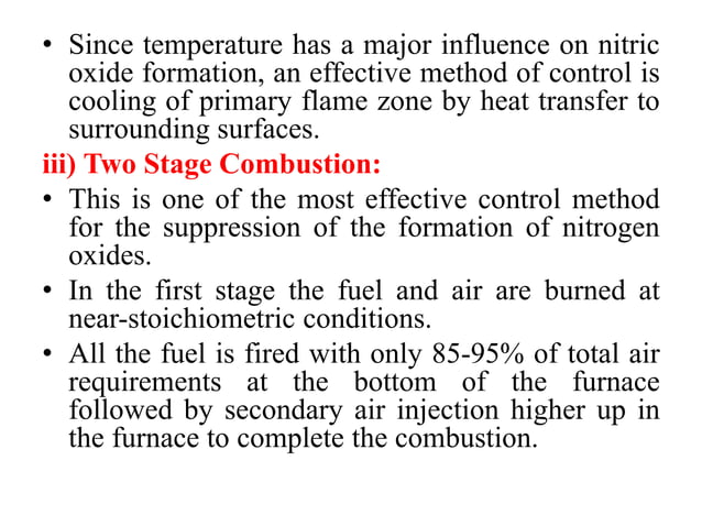 AIR POLLUTION AND CONTROL METHODS UNIT 4 - CONTROL OF GASEOUS ...