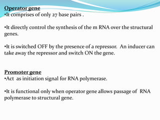 Control of gene expression | PPTX