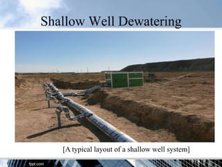 Control of ground water in excavation | PPTX