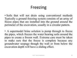 Control of ground water in excavations_Advanced Construction Technology ...