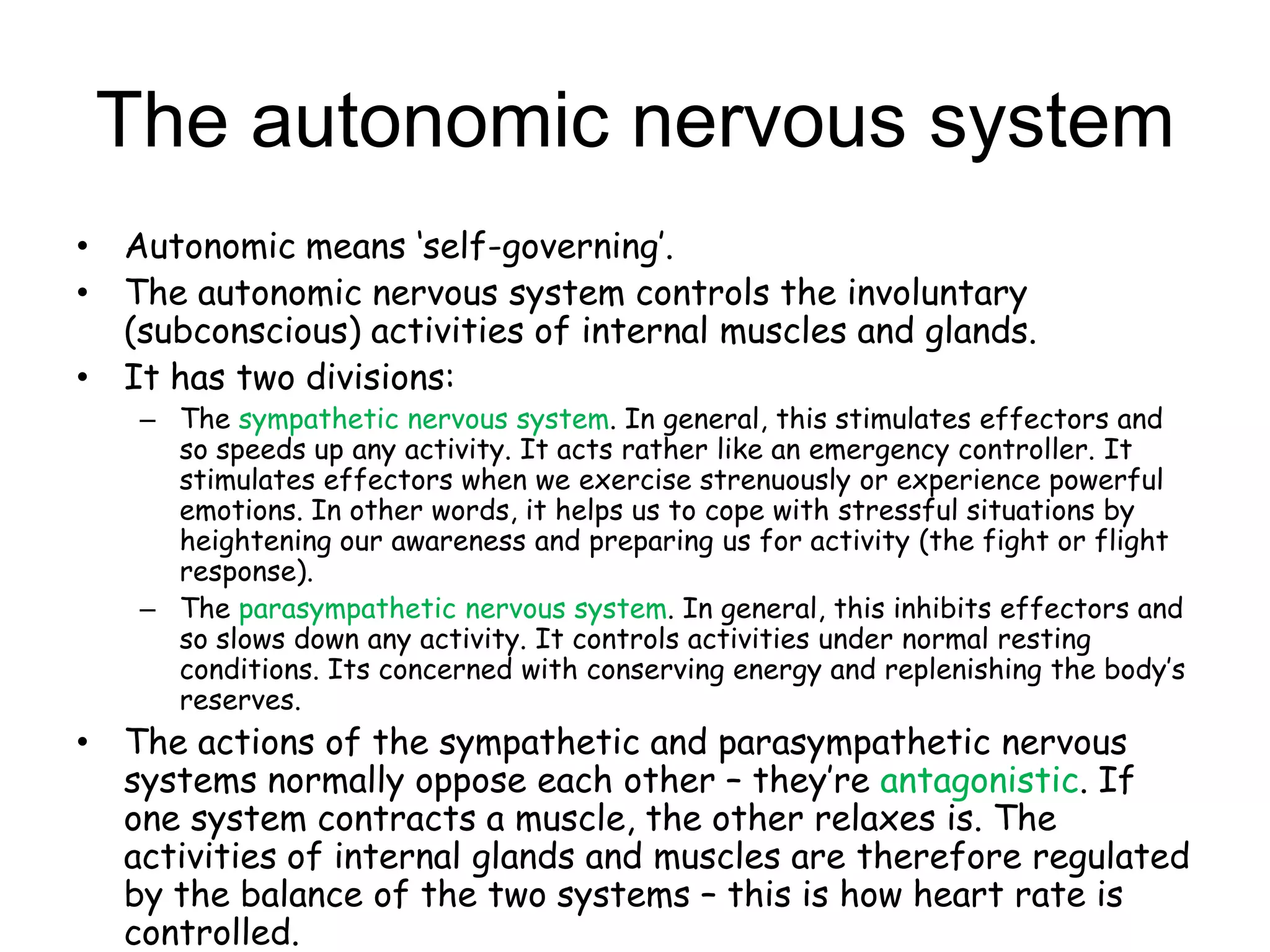 Control of heart rate - A2 AQA Biology | PPTX