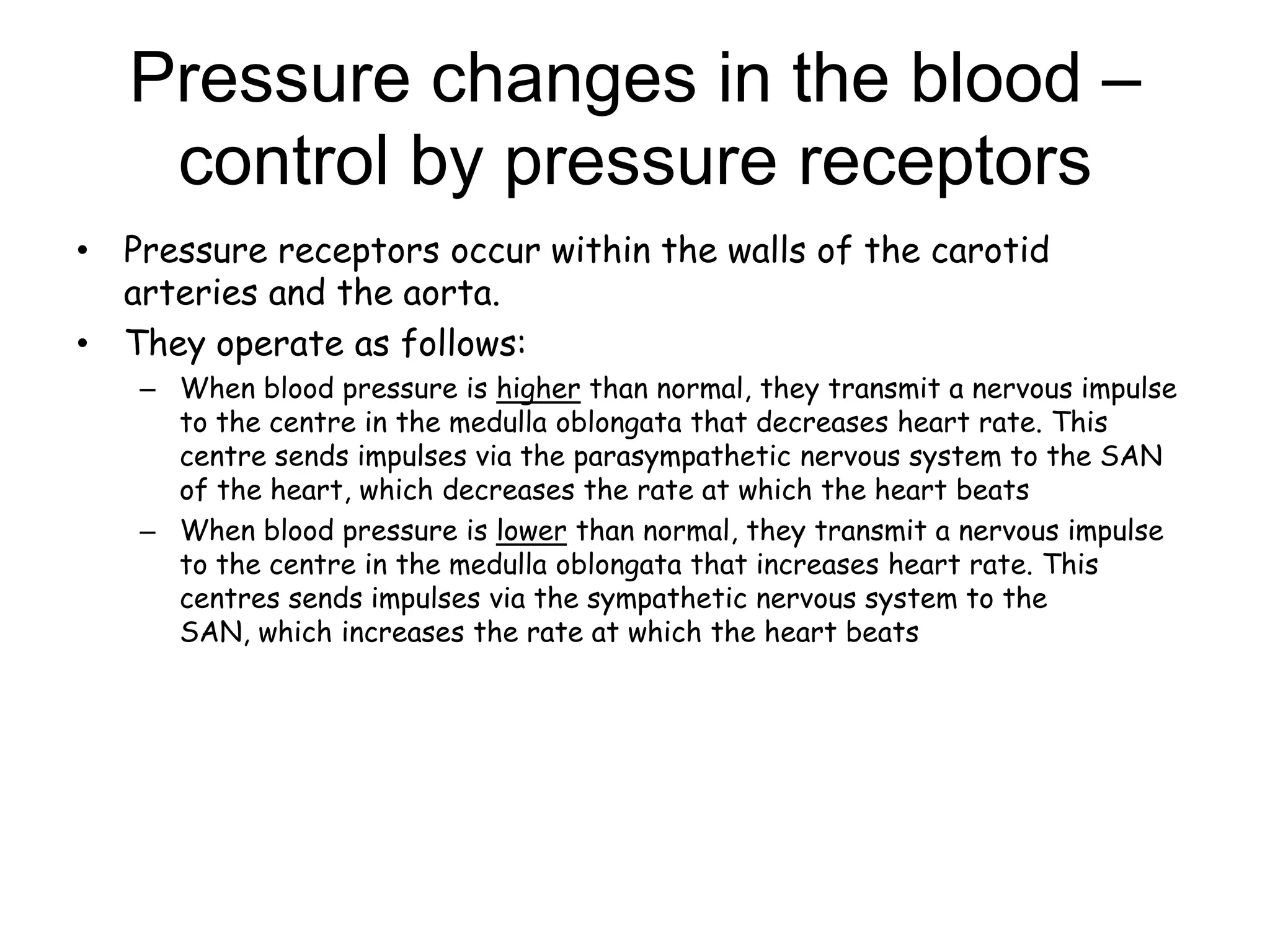 Control of heart rate - A2 AQA Biology | PPTX
