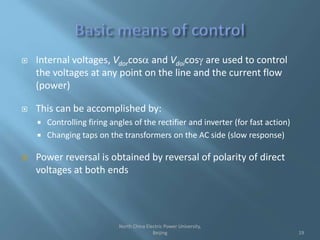 Control of hvdc system | PPTX