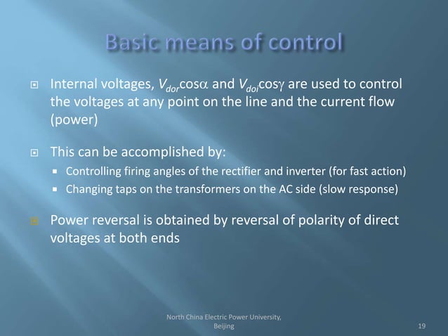 Control of hvdc system | PPTX | Consumer Electronics | Technology ...