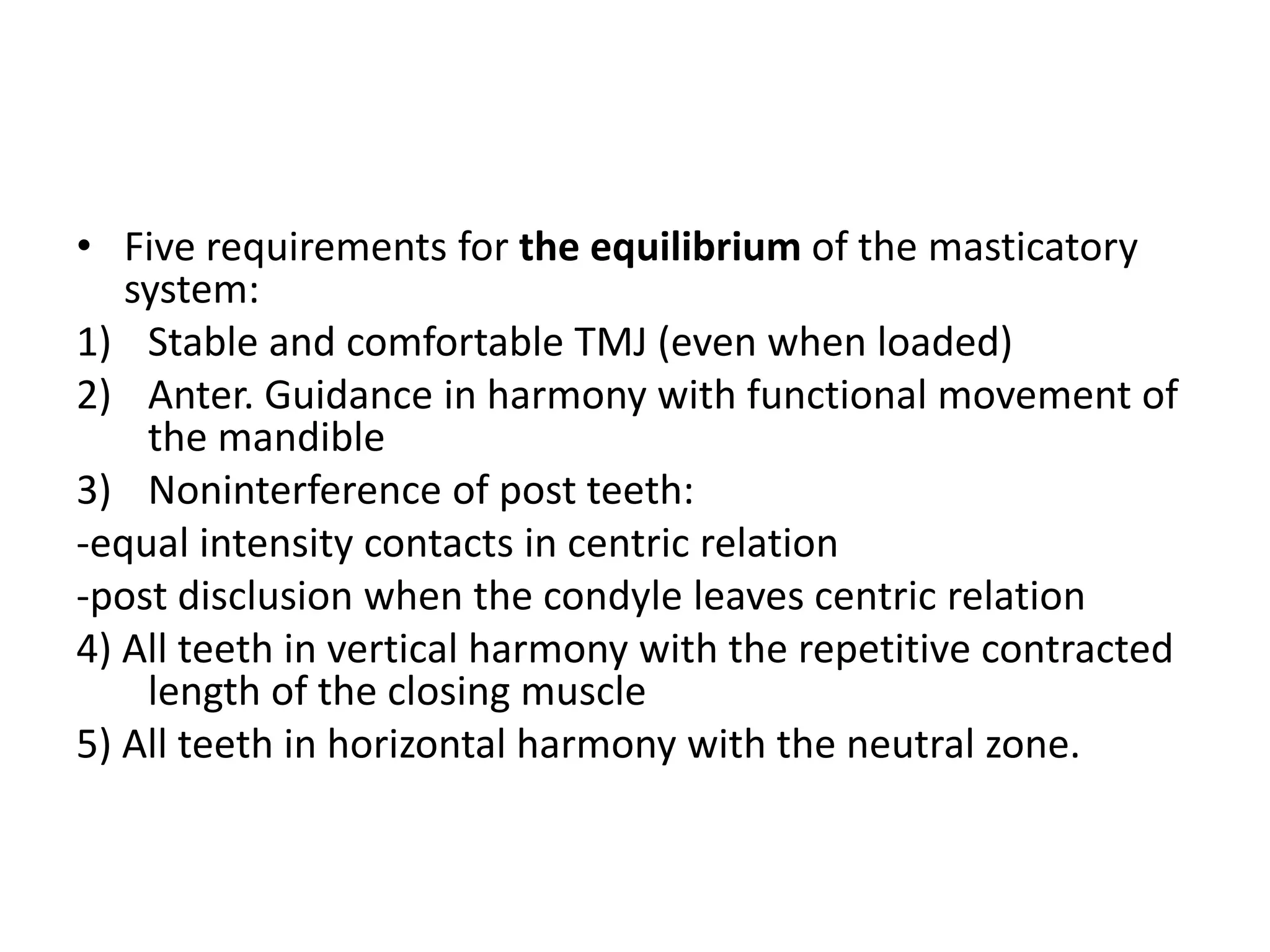 Control of jaw posture and movement | PPT