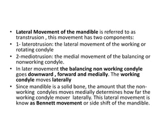 Control of jaw posture and movement | PPT