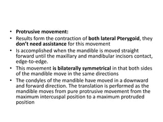 Control of jaw posture and movement | PPT