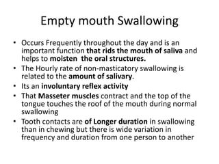 Control of jaw posture and movement | PPT