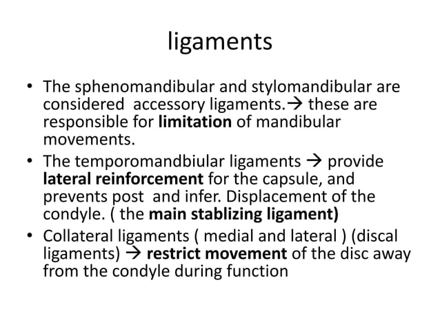 Control of jaw posture and movement | PPT
