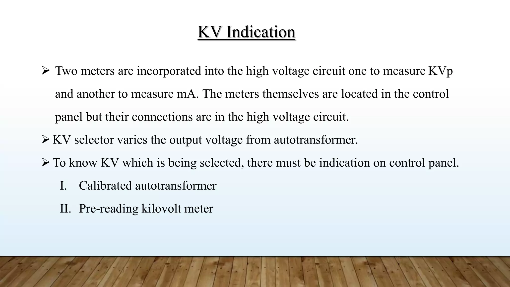 Control of kV and mA in x-ray tube.pptx