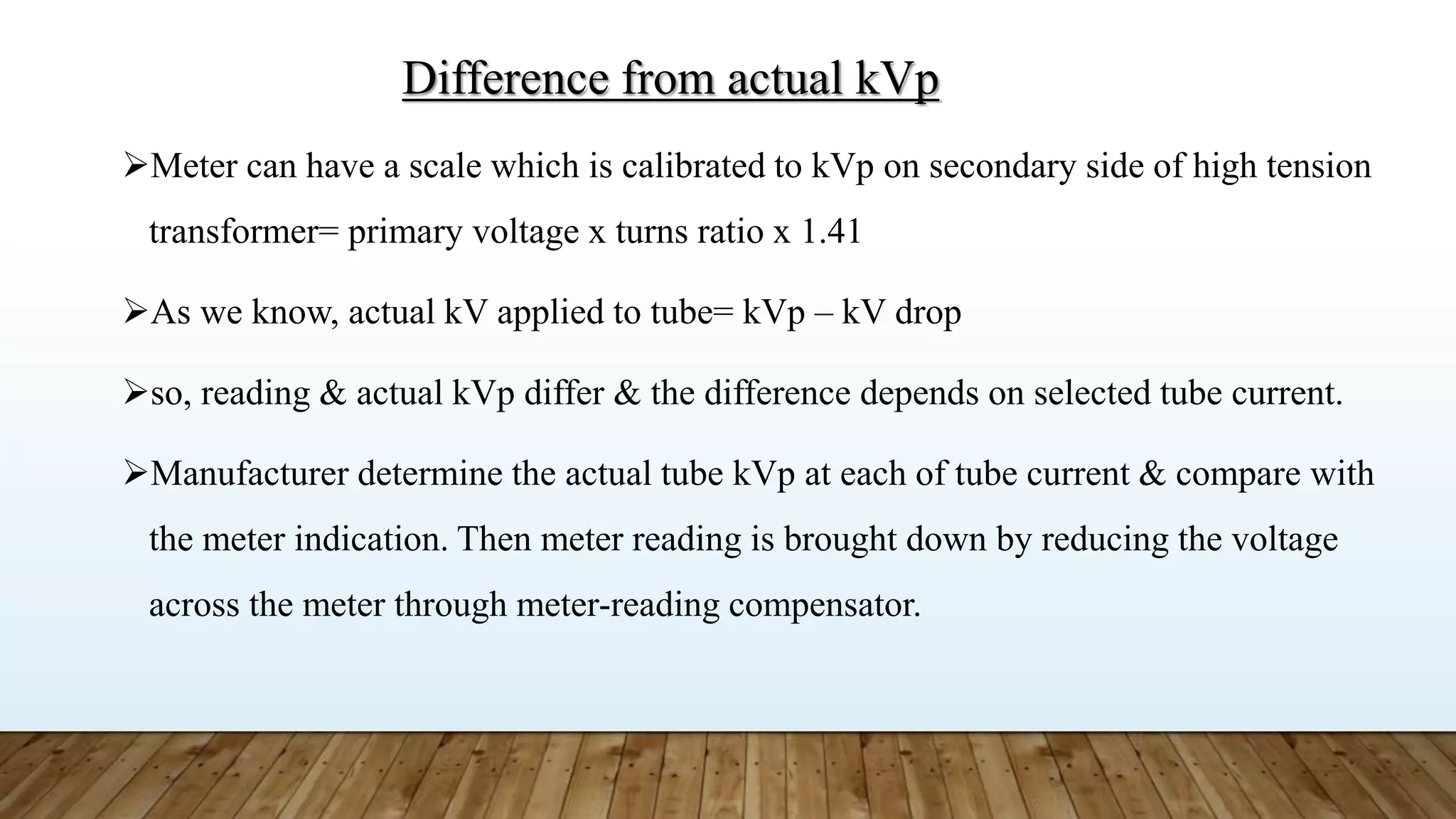 Control of kV and mA in x-ray tube.pptx