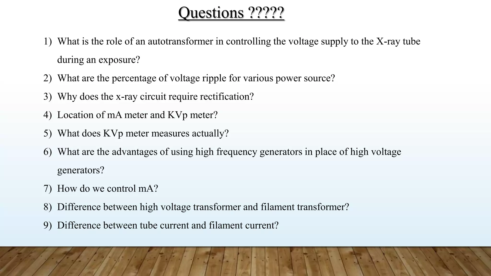 Control of kV and mA in x-ray tube.pptx