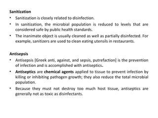 Control of microbes ppt | PPT