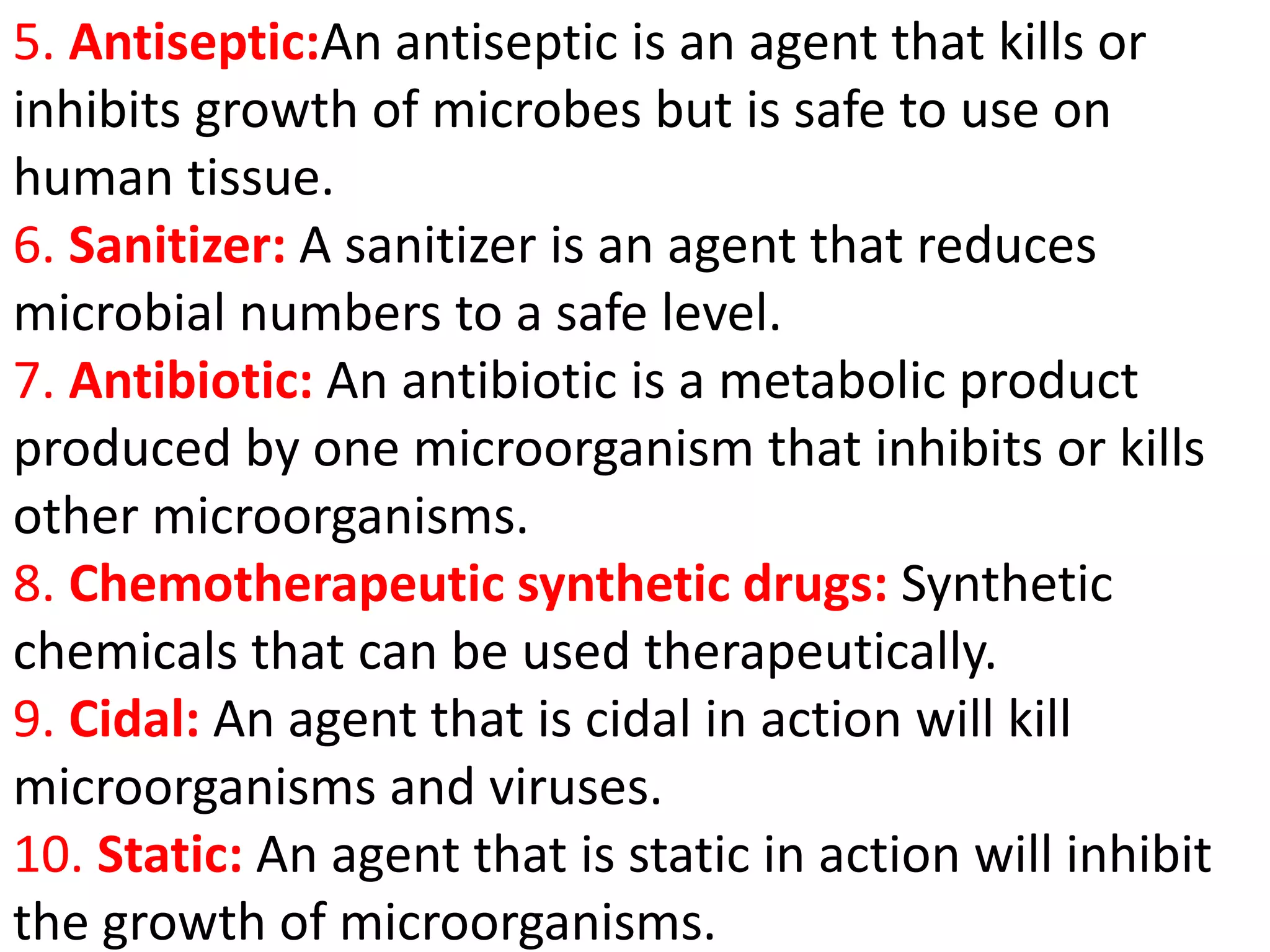 Control of microbes | PPT