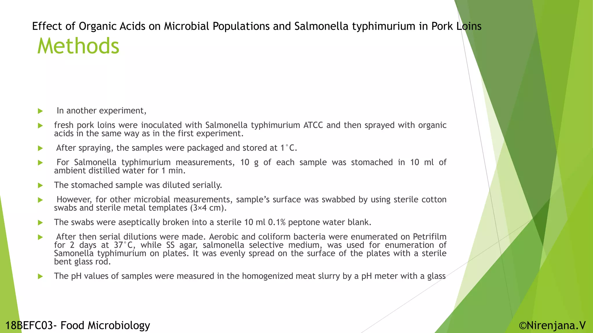 Control of microbes in foods | PPTX