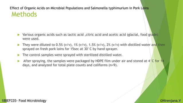 Control of microbes in foods | PPT