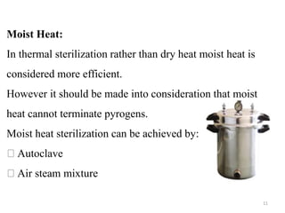 Control of microbial contamination in sterile and non sterile products ...