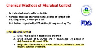Control of Microbial Growth | PPTX
