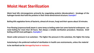 Control of Microbial Growth | PPTX