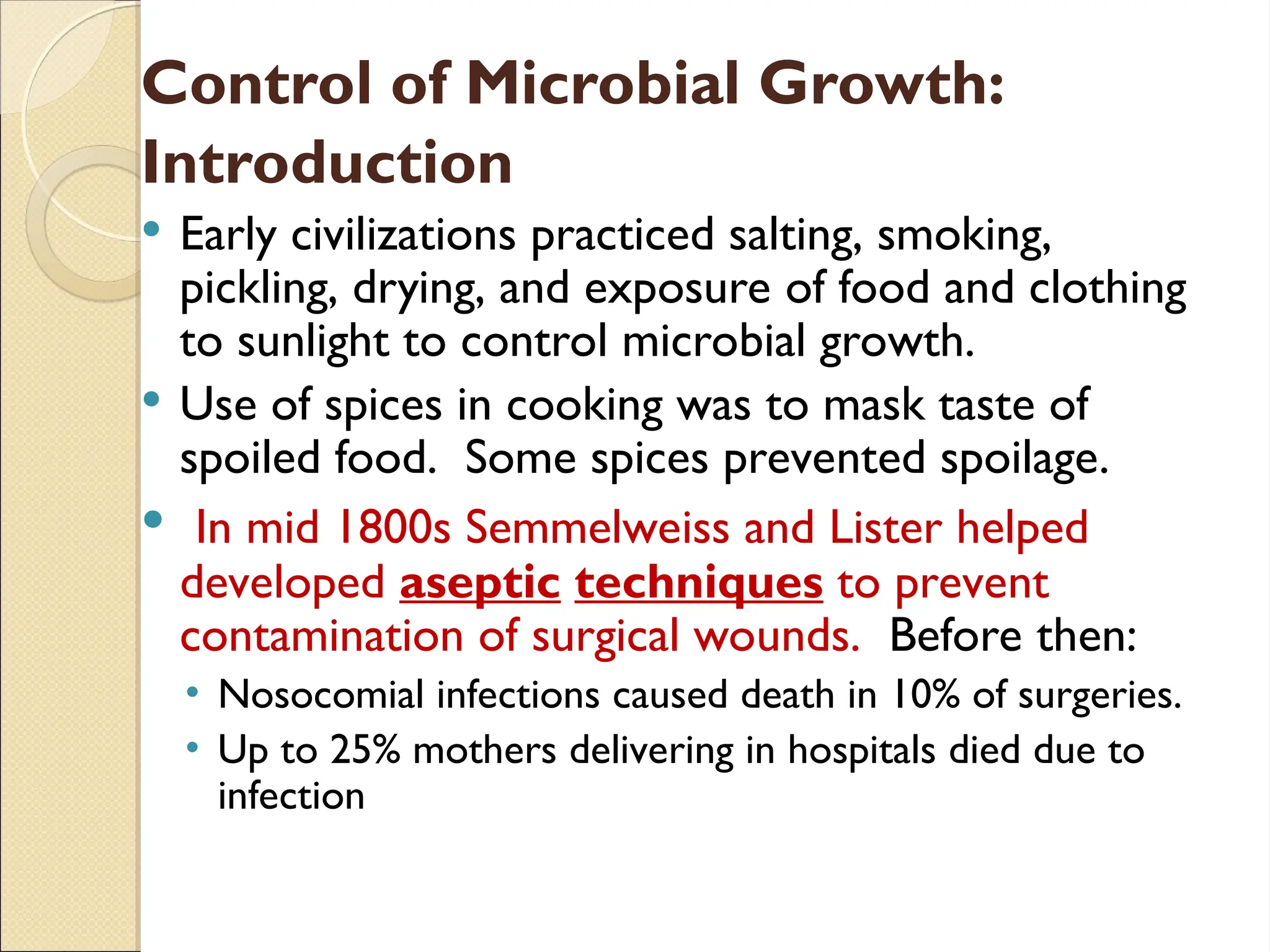 The importance and control of microbial growth.ppt