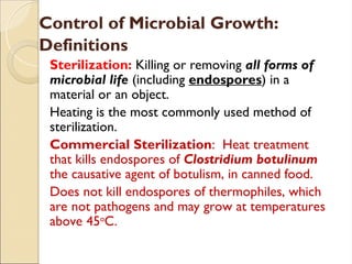 The importance and control of microbial growth.ppt