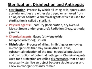 Control of Microorganisms | PPTX