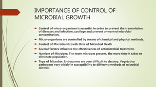 Control of microorganisms unit 2 | PPT