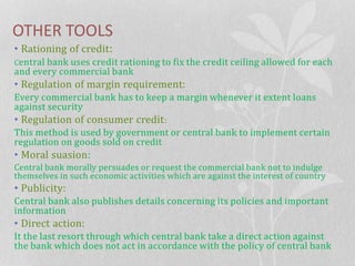 Control of money supply | PPTX