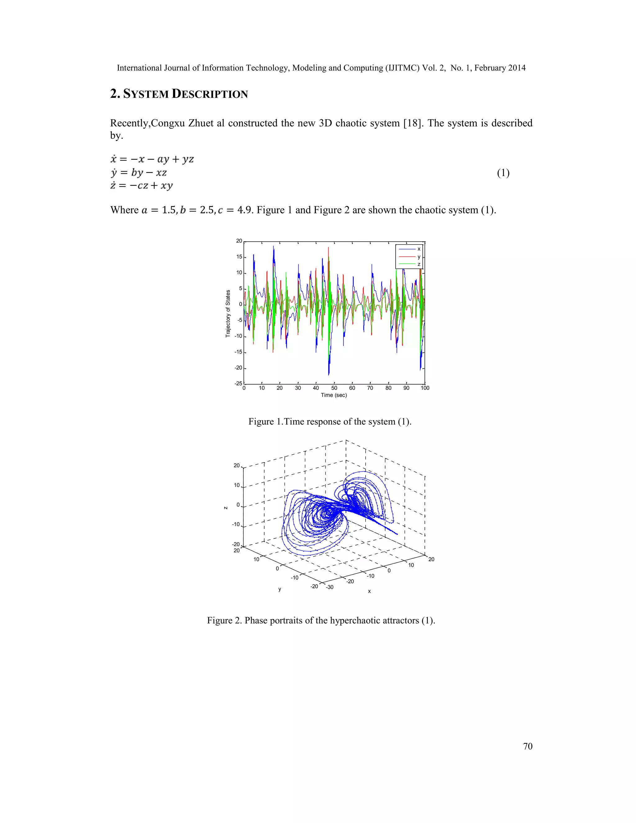 Control of new 3 d chaotic system | PDF