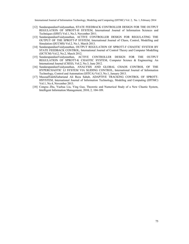 Control of new 3 d chaotic system | PDF