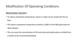 Control of NOx in thermal power plants | PPTX