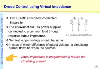Control of parallel dc dc converters in a dc microgrid | PPT
