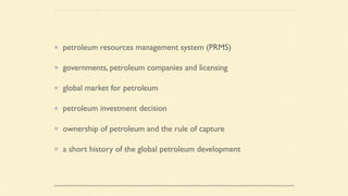 Control of petroleum industry | PPT