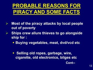 CONTROL OF PIRACY IN THE HIGH SEAS OF THE WORLD | PPT