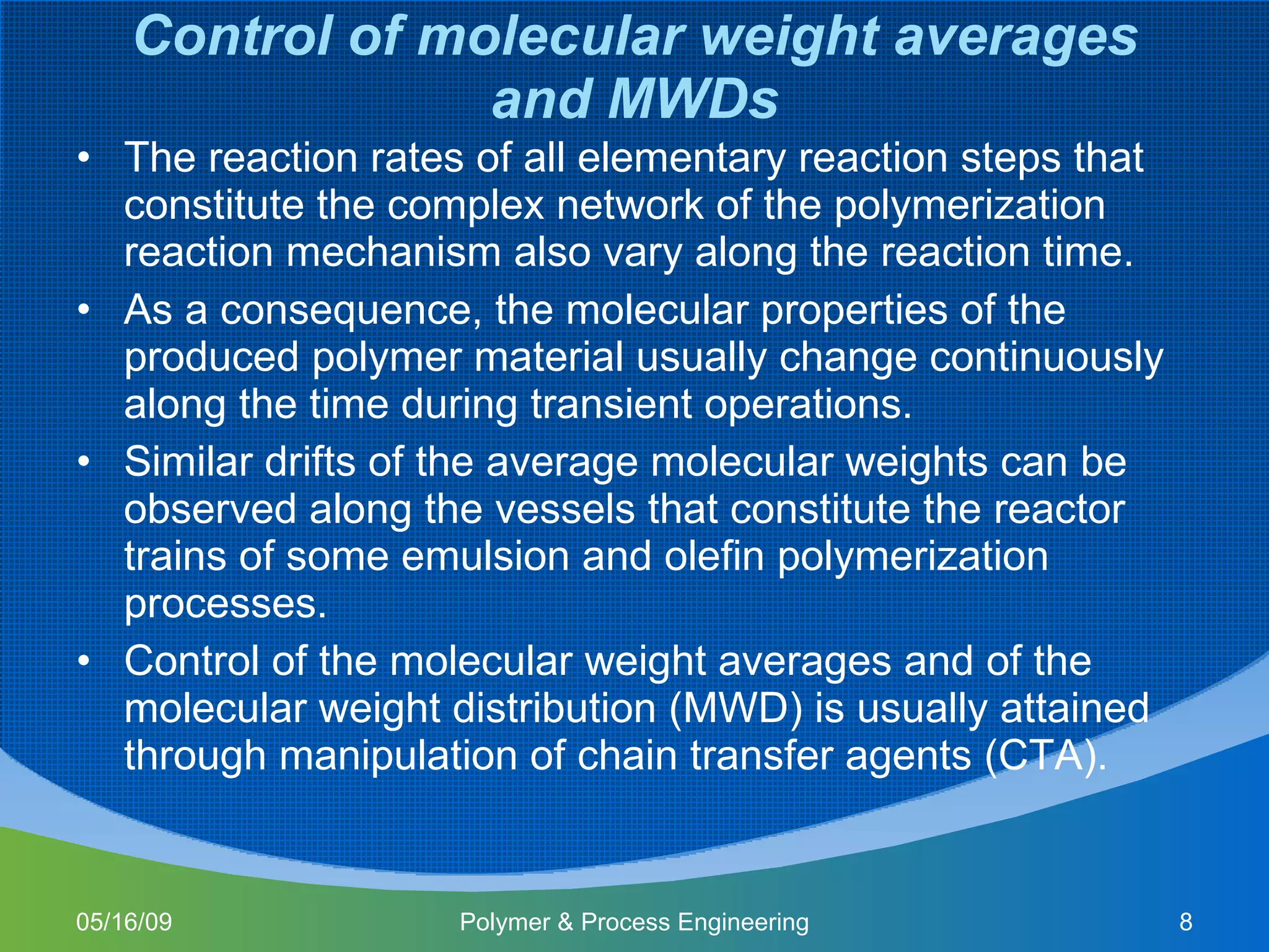 Control Of Polymerization Reactor | PPT