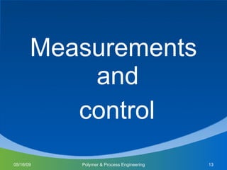 Control Of Polymerization Reactor | PPT