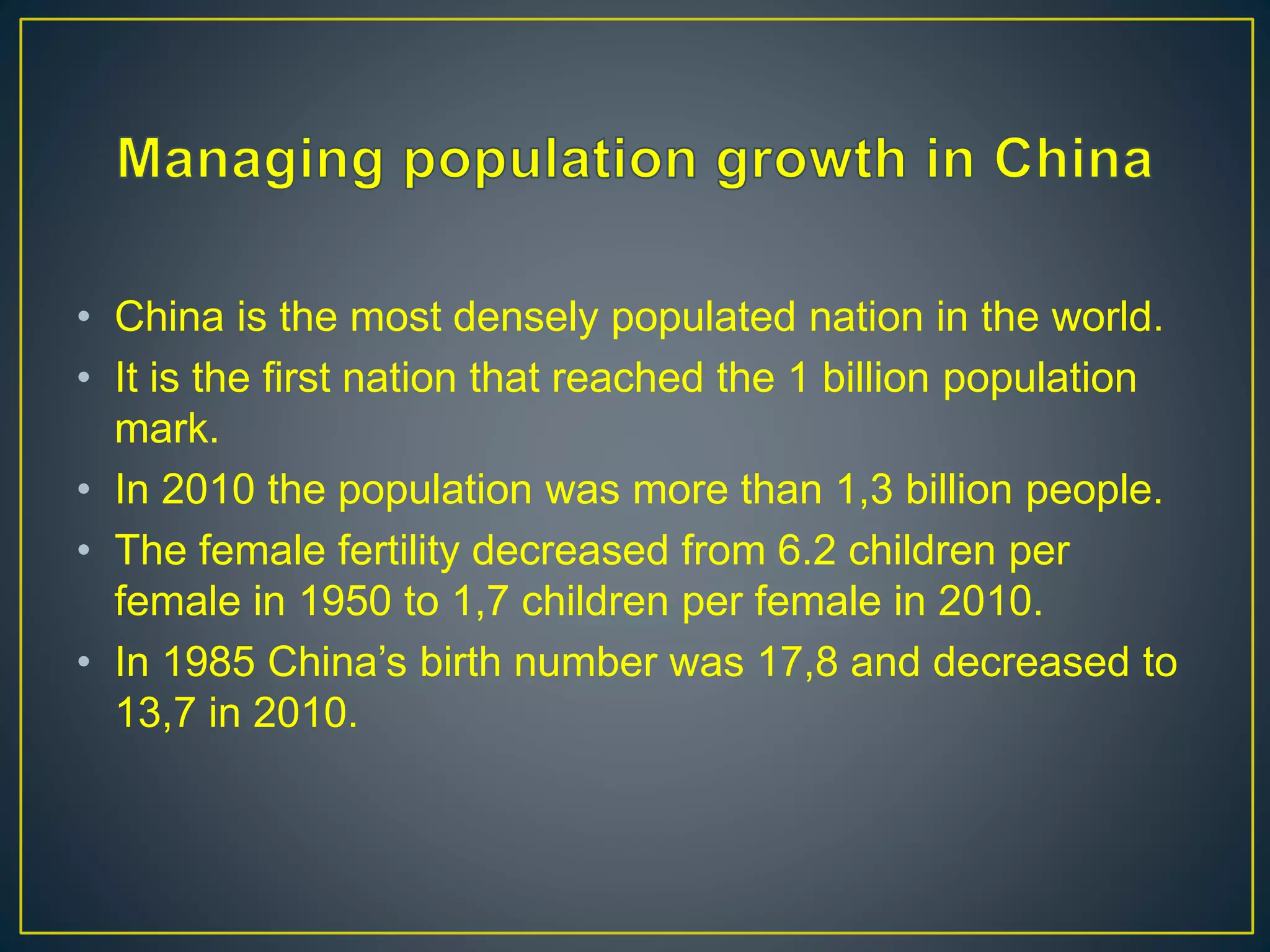 Control of population growth | PPT