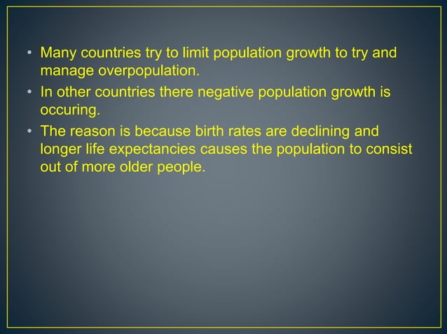 Control of population growth | PPT