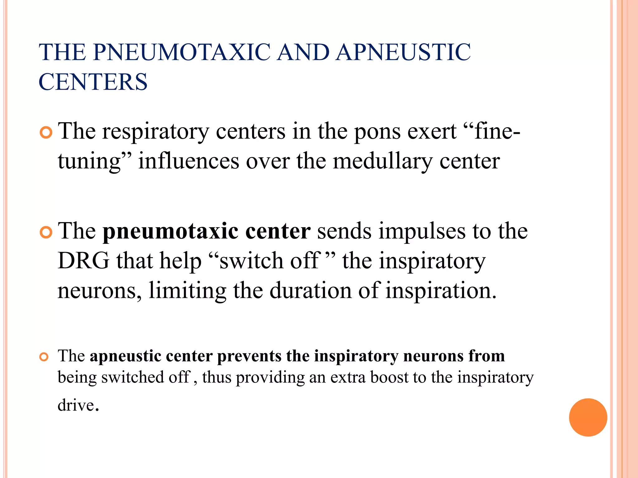 Control of respiration | PPTX