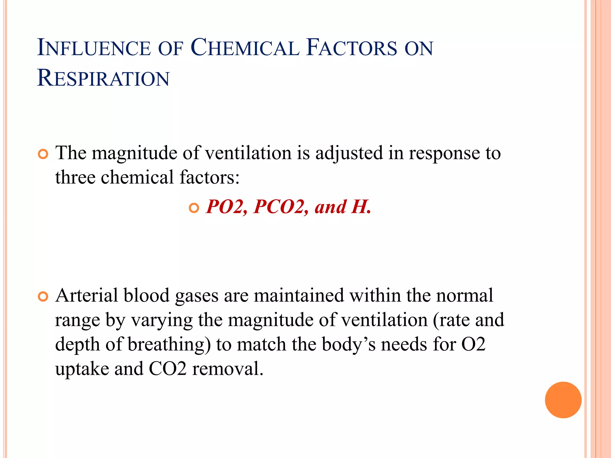 Control of respiration | PPTX