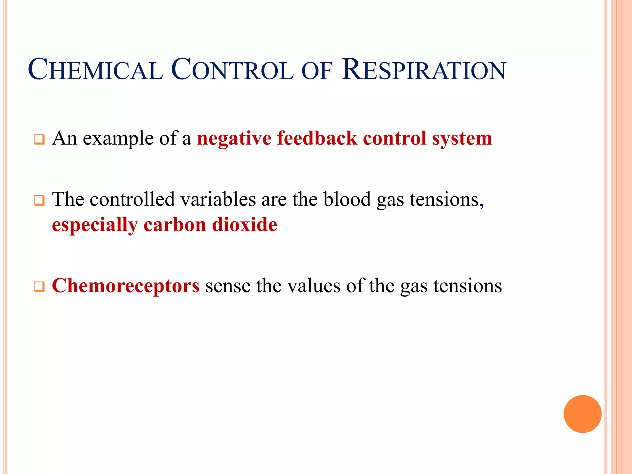 Control of respiration | PPTX