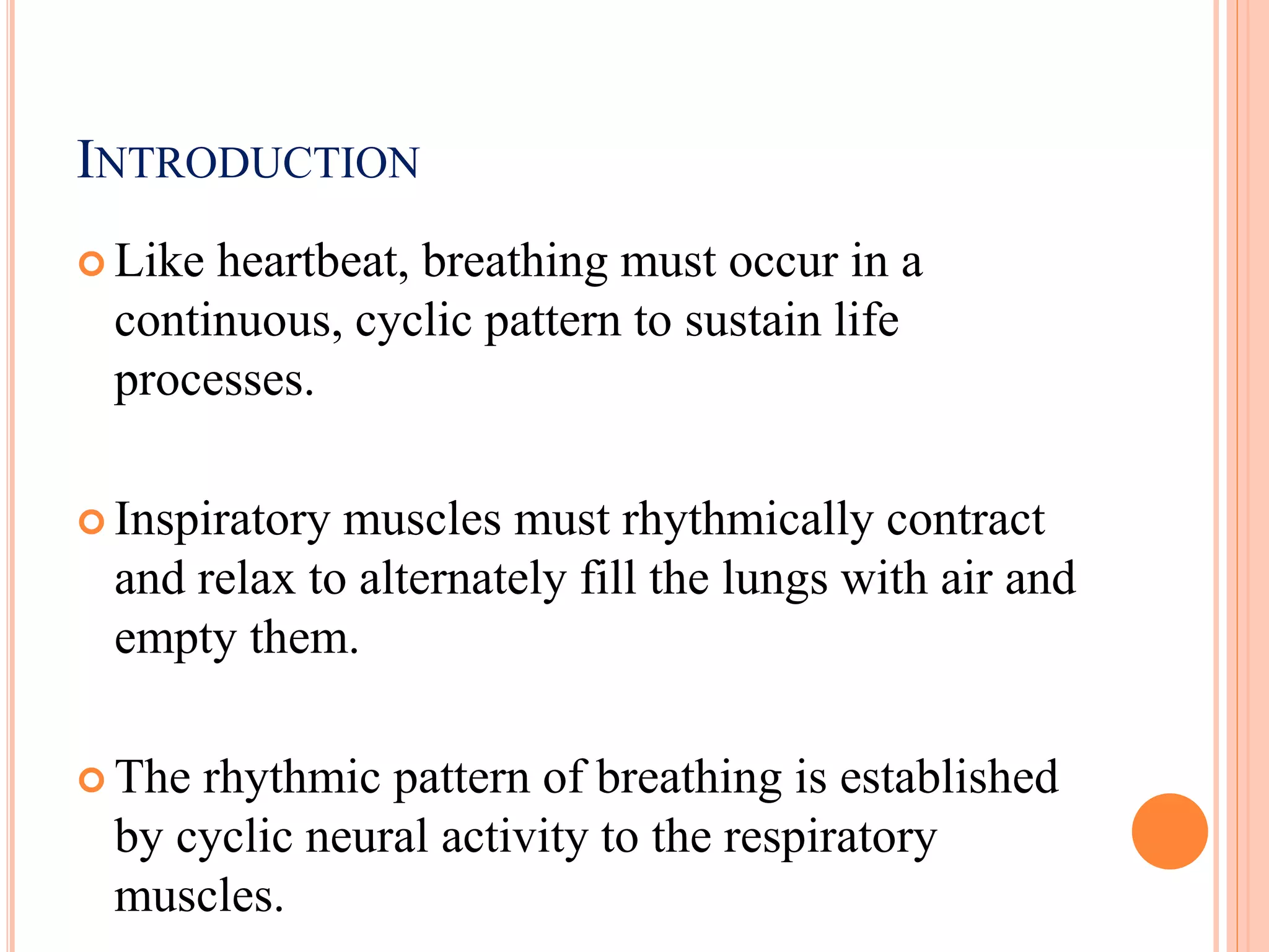 Control of respiration | PPTX