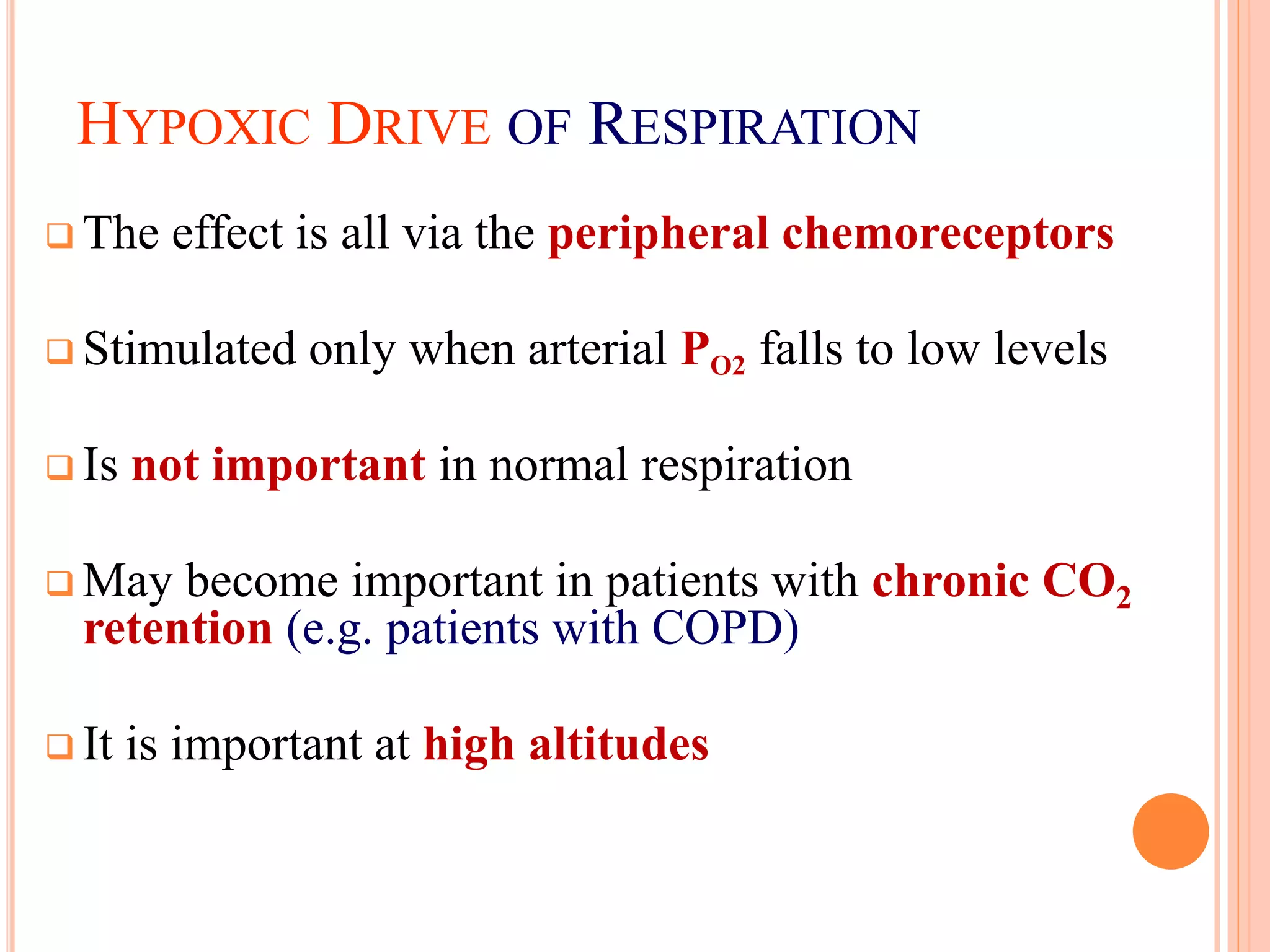 Control of respiration | PPTX