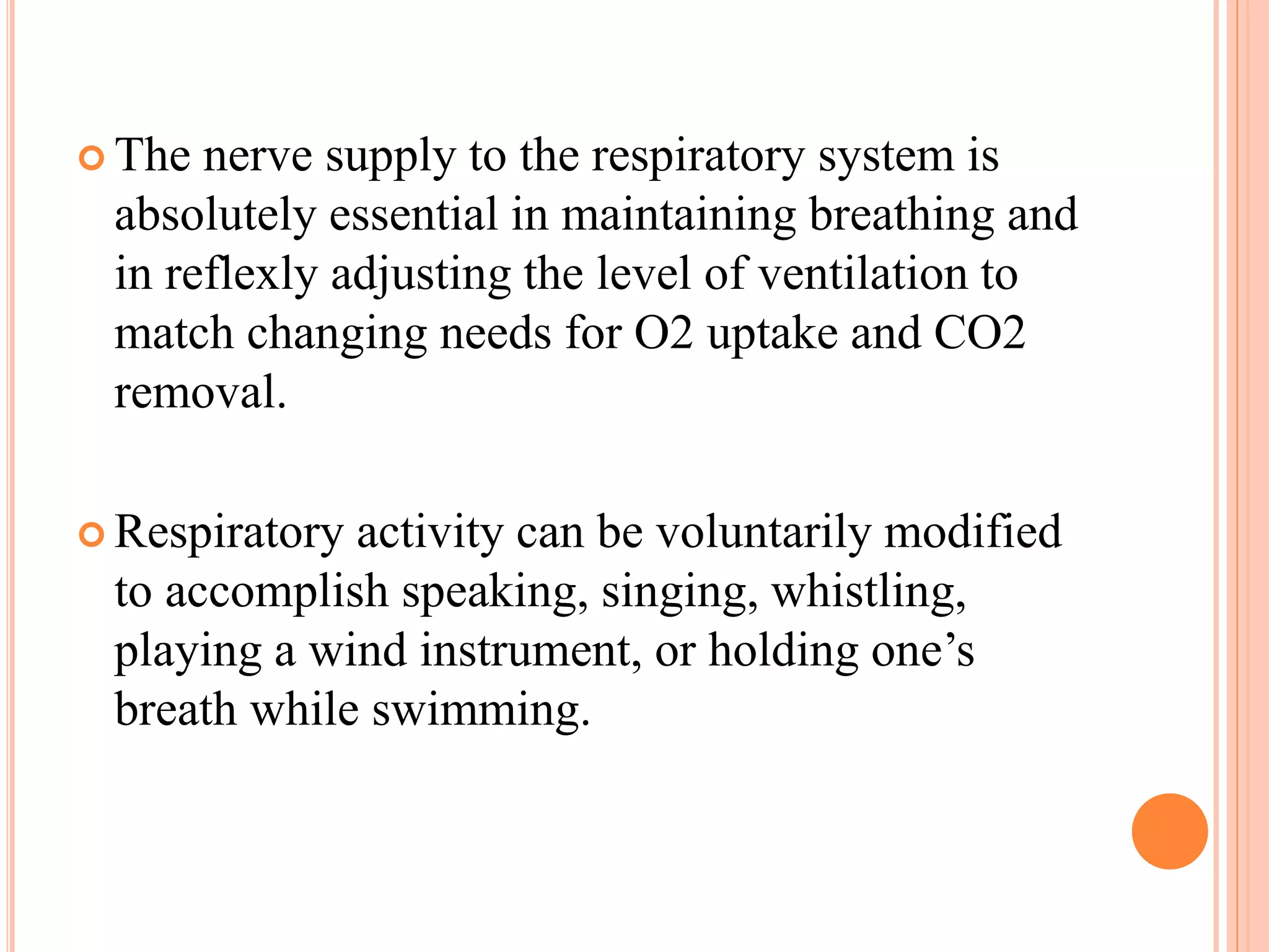 Control of respiration | PPTX