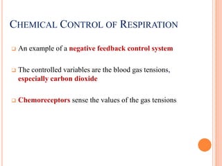 Control of respiration | PPTX