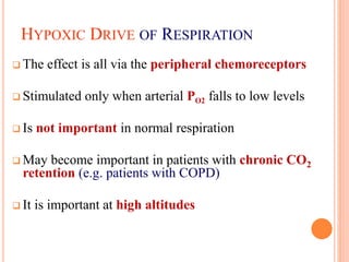 Control of respiration | PPTX